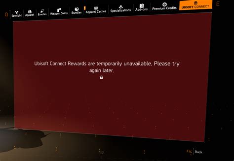 ubisoft connect store issues r thedivision