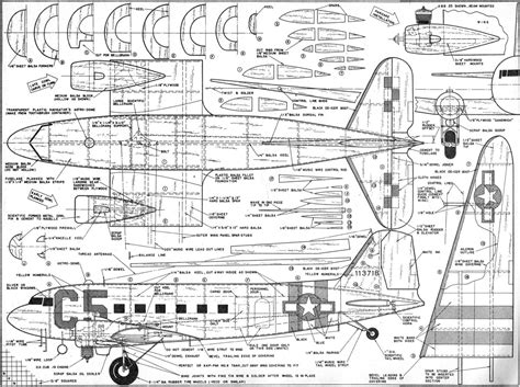 The Plans For An Airplane That Is Not In Service