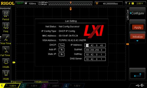 การใชงานออสซลโลสโคปและการเขยนโปรแกรมเชอมตอ RIGOL DS1054Z ผานเครอขาย LAN IoT
