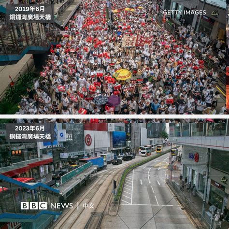 Bbc News 中文 2019年6月9日，香港成千上万的市民上街游行，抗议《逃犯条例》修订草案。这一事件在随后的