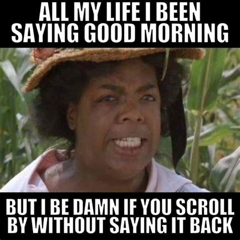 Funny Good Morning Meme