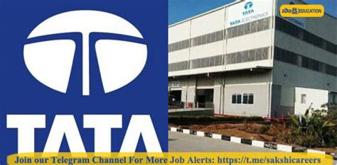 Apprenticeship Jobs In Tata Electronics Private Limited