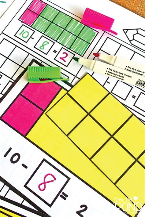 Missing Addend For Subtraction From The Pond