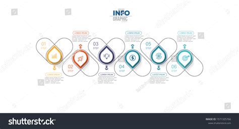 Vector Illustration Infographic Design Template Icons Stock Vector