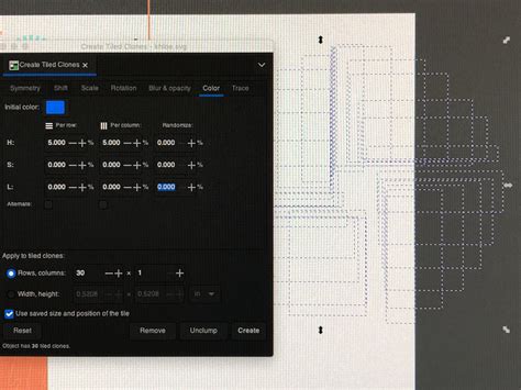 Colour Not Being Added In Tile Cloning R Inkscape