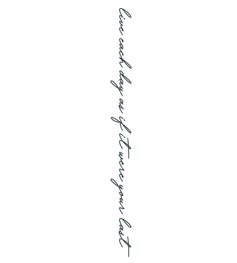 Long Text Spine Semi Permanent Tattoo Not A Tattoo