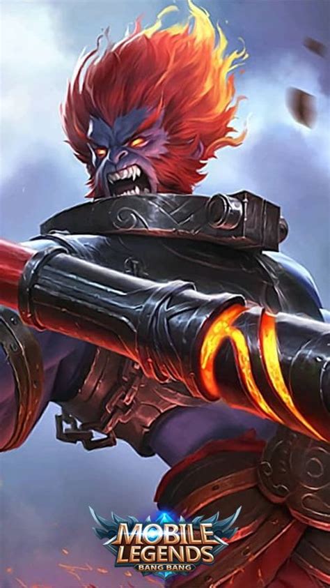 Gambar Sketsa Hero Mobile Legends Wallpaper Phone Hanabi Scarlet