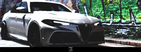 ALFA ROMEO GIULIA QUADRIFOGLIO MODDED By ARMORED LAB BeamNG Drive