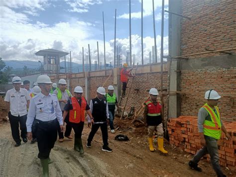Kemenkumham Sumut Pantau Proyek Pembangunan Lapas Kelas IIB Di Penyabungan