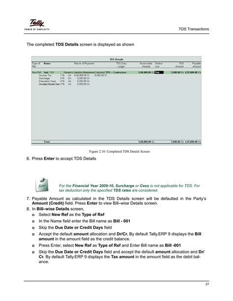 tally erp 9 | PDF