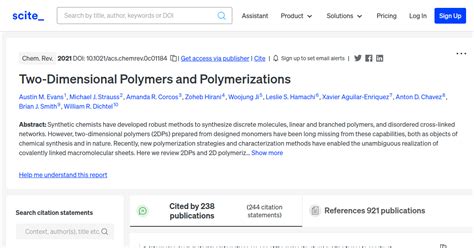 Two Dimensional Polymers And Polymerizations