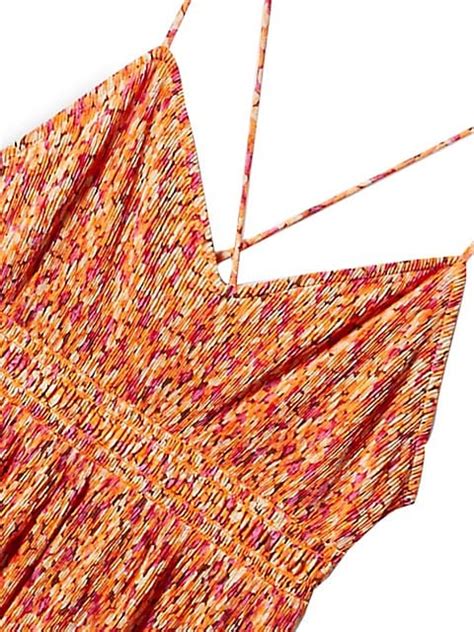 Robe Bain De Soleil Fleurie à Dos Croisé