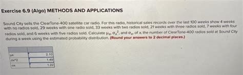 Solved Exercise 69 Algo Methods And Applications Sound