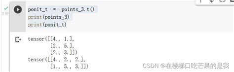 pytorch 1 3 认识tensor【1】storage 和storage offset 、shape和size 、stride