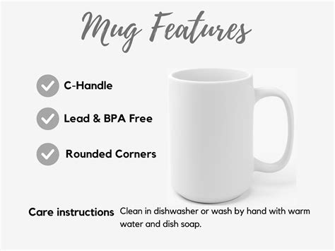 Custom Birth Month Flower Mug Birth Month Flower Name Mug Etsy