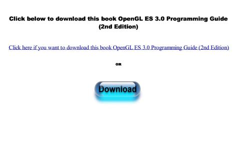 Opengl Es Programming Guide Jaftaxi