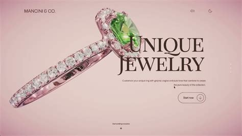 Project Threejs Jewelry Landing Page On Aards Youtube