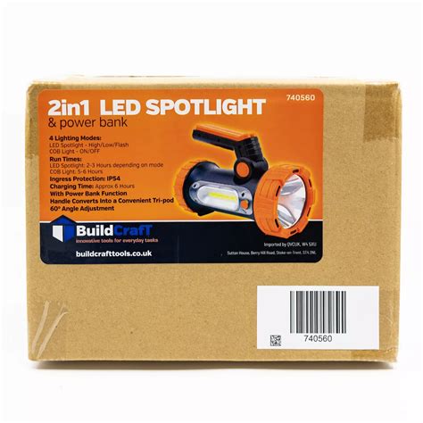 Buildcraft Camping Light Wpowerbank Function Qvc Uk
