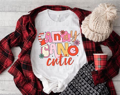 Candy Cane Cutie Dtf Transfer Nsr Transfers