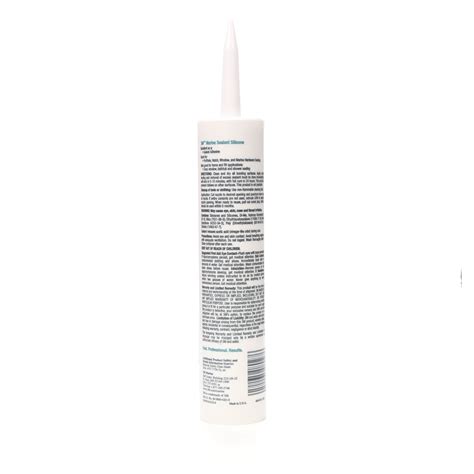 3m Marine Grade Silicone Sealant Pn08027 White 304 Ml Cartridge