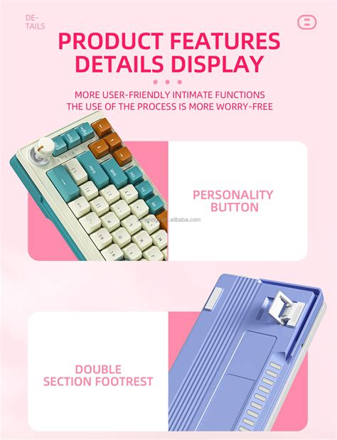 Zifriend Za68 Custom 60 Percent Keyboard Rgb Backlit Gaming