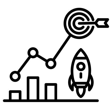 Go To Market Strategy Icon Line Vector Illustration 35946825 Vector Art
