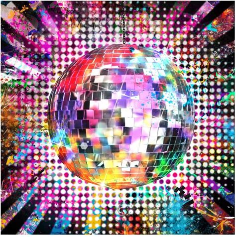 Csfoto 8x8ft Discos Backdrop Ballroom Night Club Backdrop