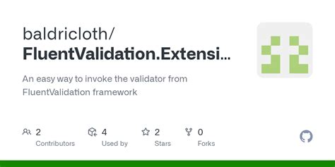 Fluentvalidationextensionsquickvalidatefluentvalidationextensionsquickvalidate
