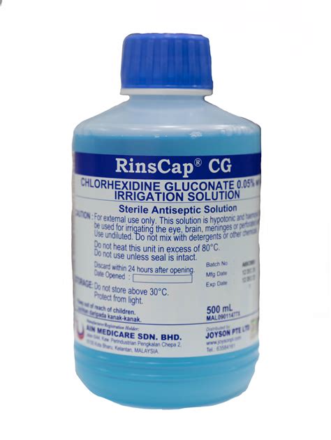 Chlorhexidine Gluconate 0 05 W V Irrigation Solution Vet Central