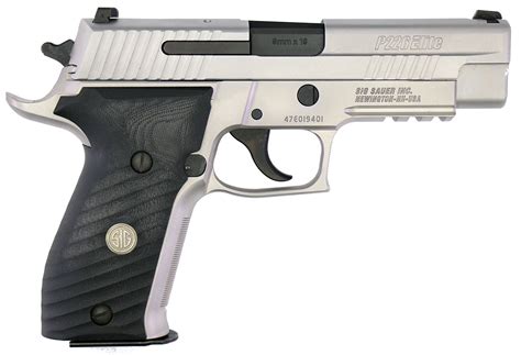 Sig Sauer P226 Elite Stainless 9mm Pistol Used In Very Good Condition
