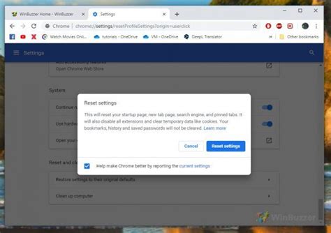 Google Chrome Settings Help How To Reset Chrome To Factory Defaults