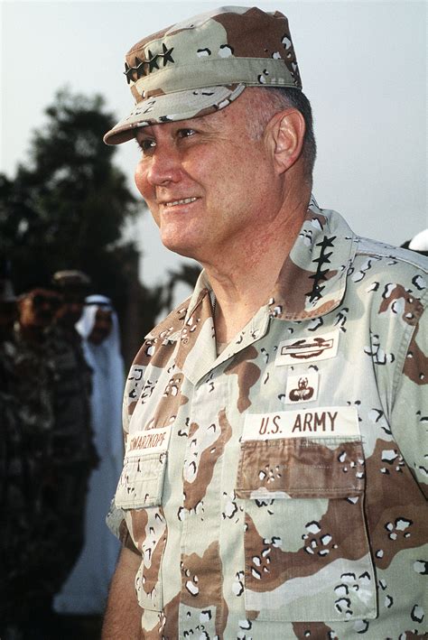Gen Norman Schwarzkopf Commander In Chief Us Central Command