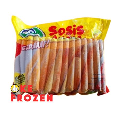 Jual So Nice Sosis Ayam Sedap 1kg Sosis Ayam Frozen Food Shopee