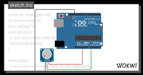 Potentiometer Wokwi Esp32 Stm32 Arduino Simulator