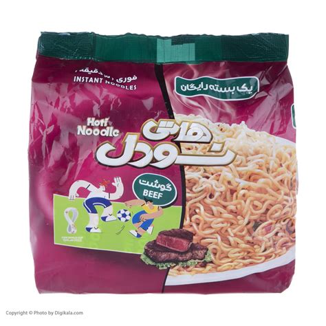 قیمت و خرید نودل گوشت هاتی نودل بسته 5 عددی