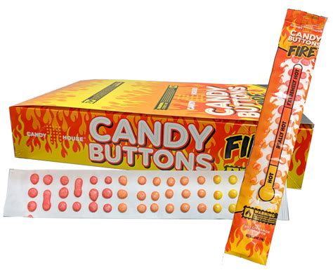 Candy Button 25oz Long Strip Fire — B A Sweetie Candy Store