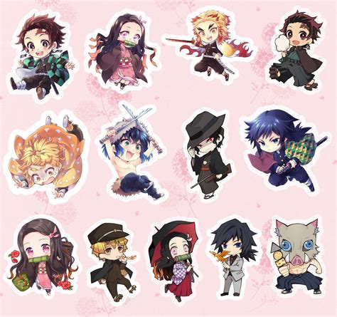 Review 60 ảnh Sticker Kimetsu No Yaiba