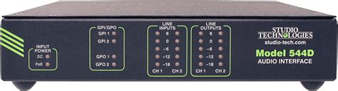 Studio Technologies Model 544d Dante To Analog Audio Interfaces Full