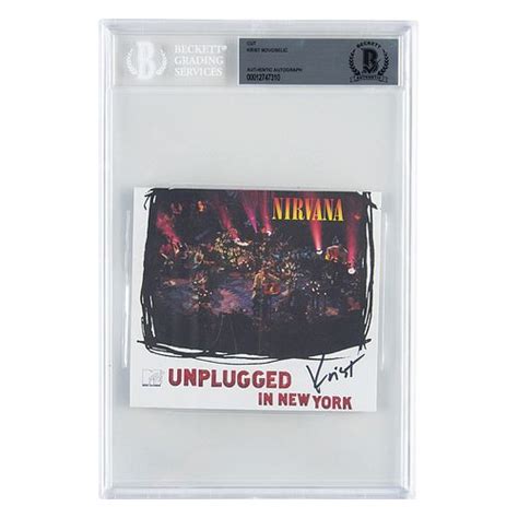 Nirvana Krist Novoselic Signed Cd Booklet For Sale At Auction On 12th