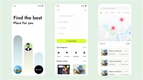 Listplace Business Directory Listing Flutter App Android Ios By
