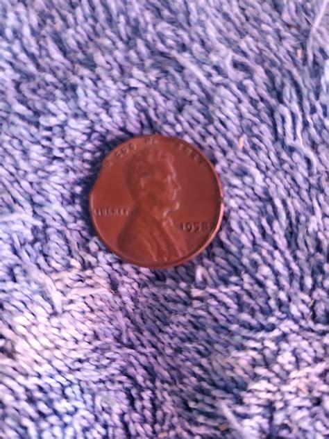 1 1958 Wheat Penny Error Flat Side Live And Online Auctions On