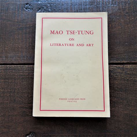 Book China Bc064 Mao Zedong On Literature And Art 1967