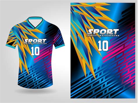 Premium Vector Sport Jersey Pattern Background