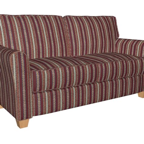 Merlot Stripe Red And Burgundy Stripe Tapestry Upholstery Fabric By The Yard