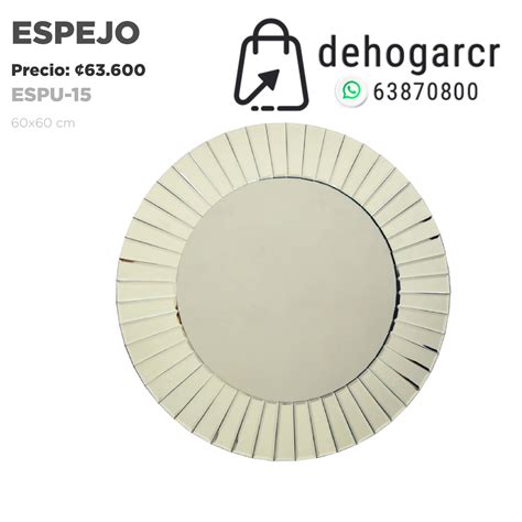 Espejo Espu 15 Decoración De Hogar Costa Rica