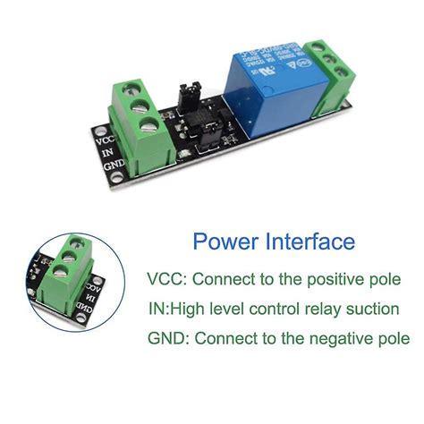 V Relay Board Power Switch For Relay Module Isolation High Level Trigger Development Board