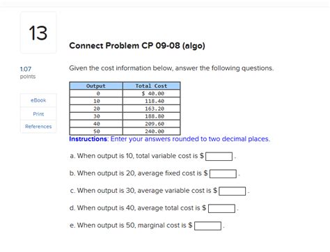 Solved Connect Problem Cp Algo Given The Cost Chegg