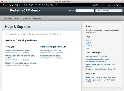 Redmine Qanda 플러그인 Redmine 커뮤니티 Redmine 커뮤니티