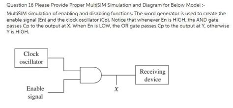 solved question 16 please provide proper multisim simulation