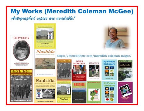 Meredith Coleman Mcgee Author Acquisition Editor Publisher Meredith Etc